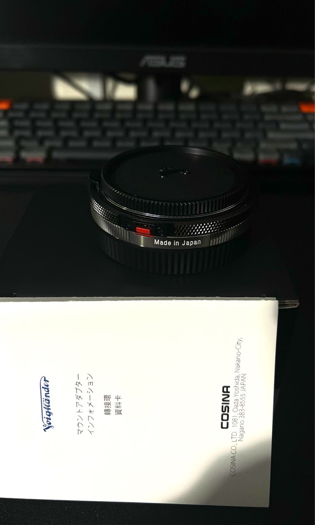 Voigtlander VM-E close focus adapter type II, Photography, Photography ...