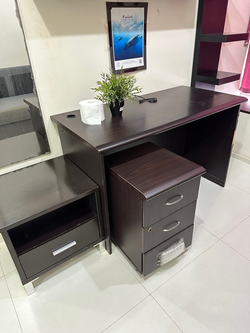 Working desk set, Furniture & Home Living, Furniture, TV Consoles ...