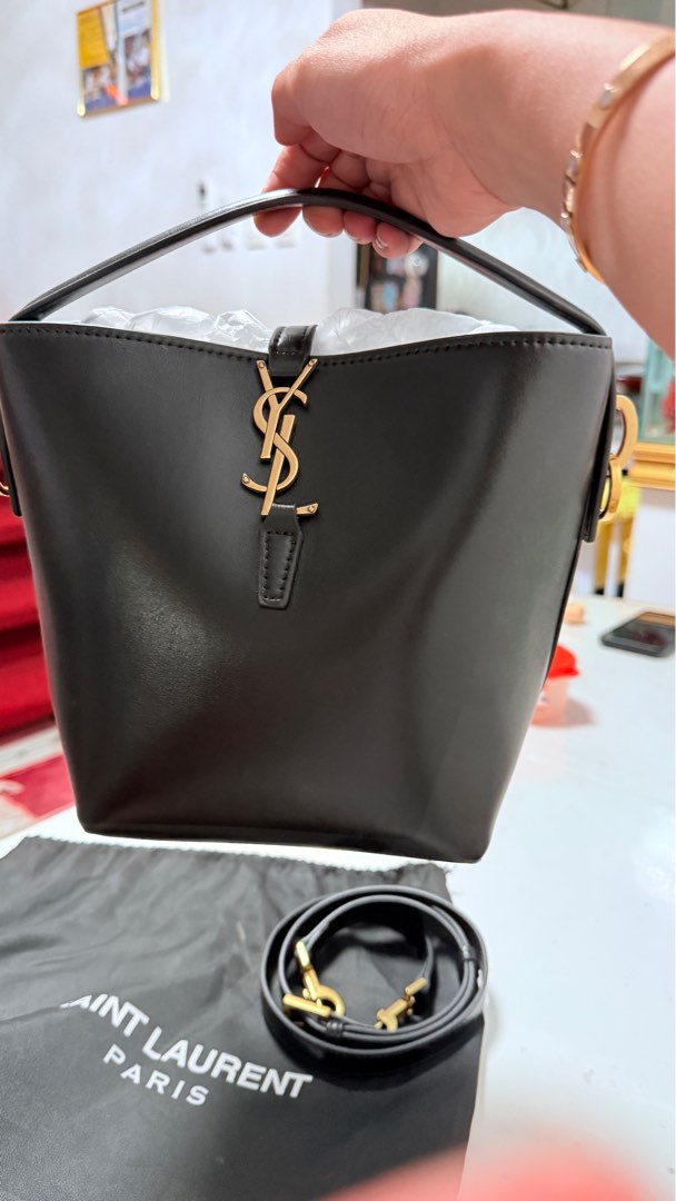 YSL bucket sling, Luxury, Bags & Wallets on Carousell