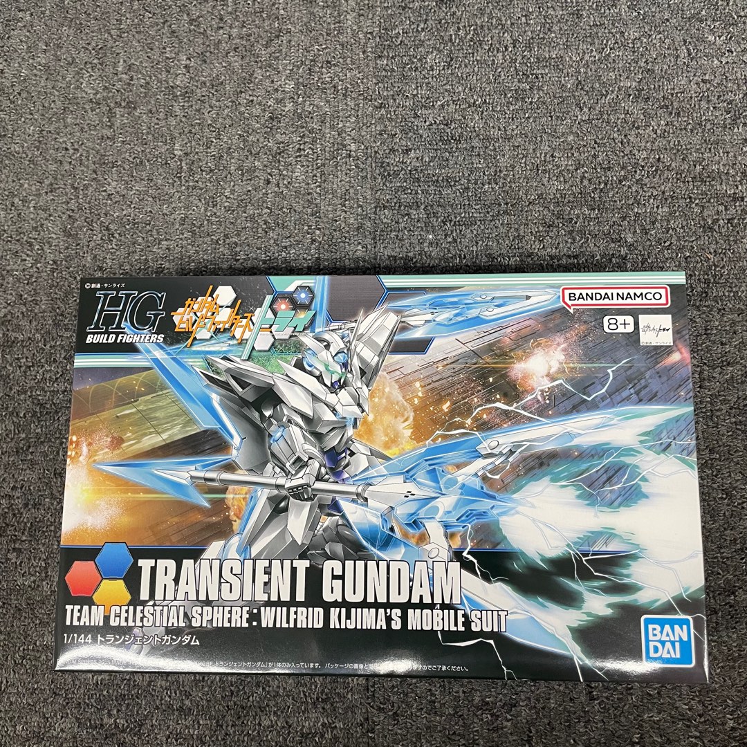 高達模型 HG 1/144 build fighters Transient gundam 瞬變高達, 興趣及遊戲, 玩具 & 遊戲類 ...
