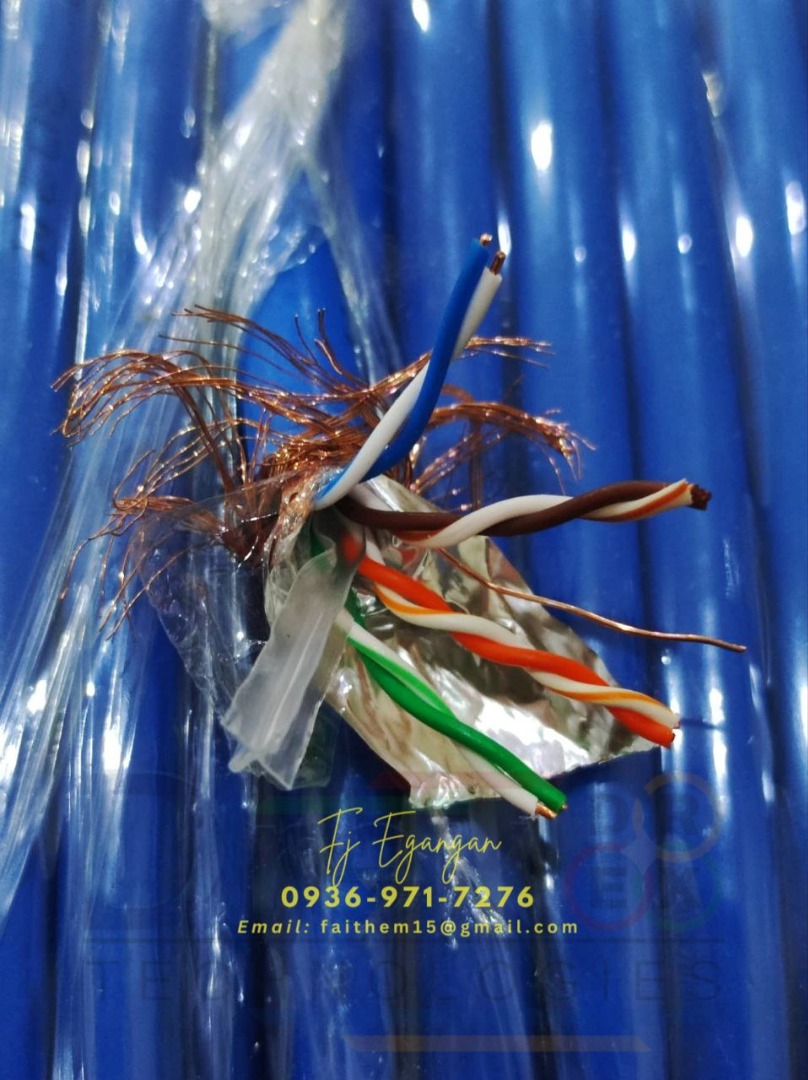 AD-LINK SFTP Cat6E 23AWG Pure Copper 305M-Blue, Computers & Tech, Parts ...