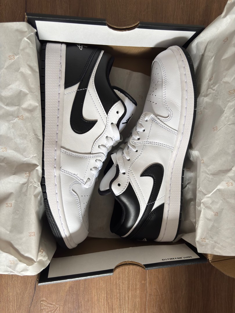 Air Jordan 1 Low Reverse Panda, Men's Fashion, Footwear, Sneakers on ...