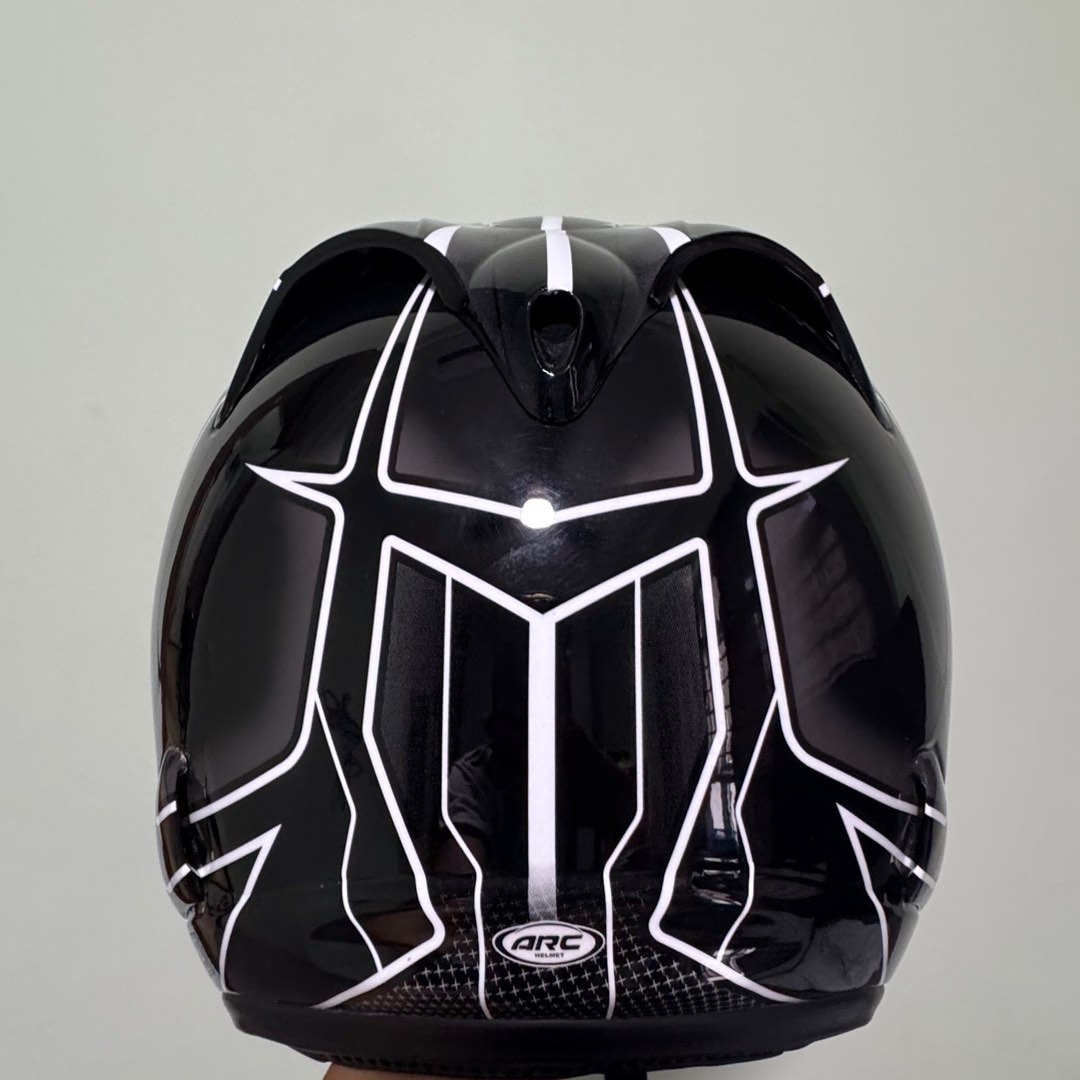 arc ritz flash black helmet, Motorcycles, Motorcycle Accessories on ...