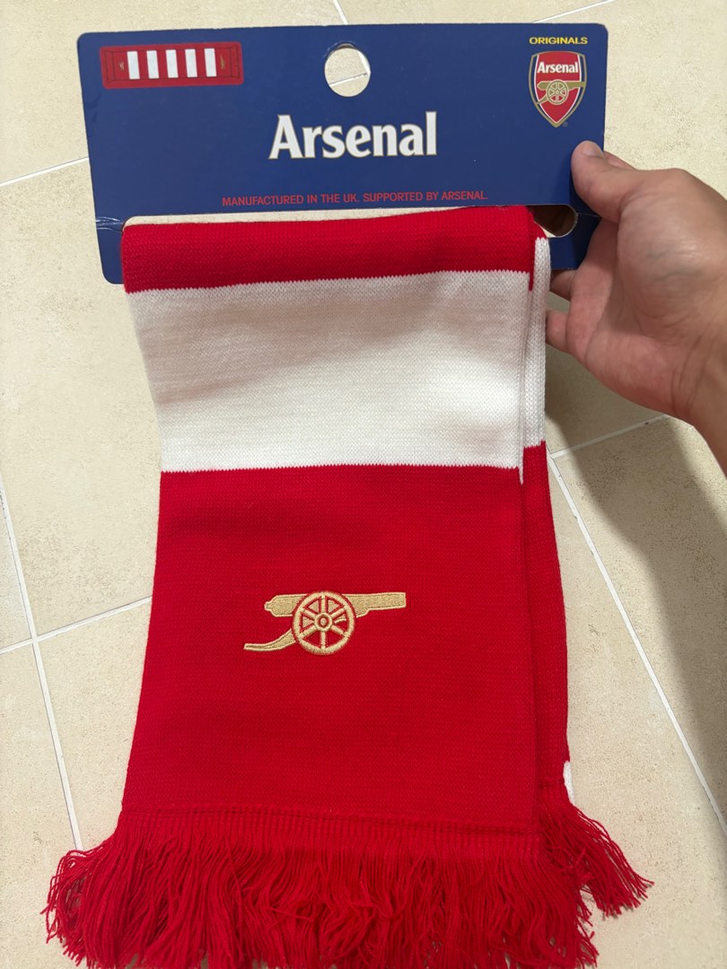 Arsenal Scarf Shawl Mafla, Men's Fashion, Coats, Jackets and Outerwear ...