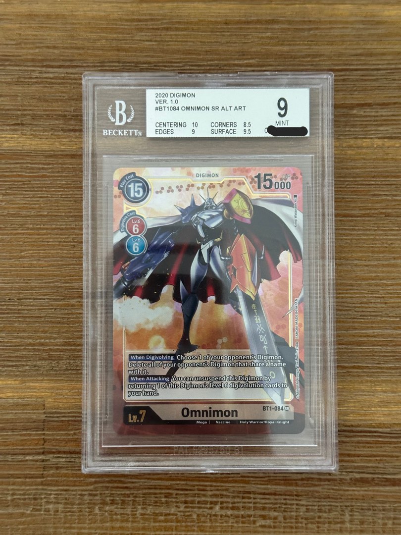 BGS 9: Digimon Alt Art Omnimon Omegamon English, Hobbies & Toys ...