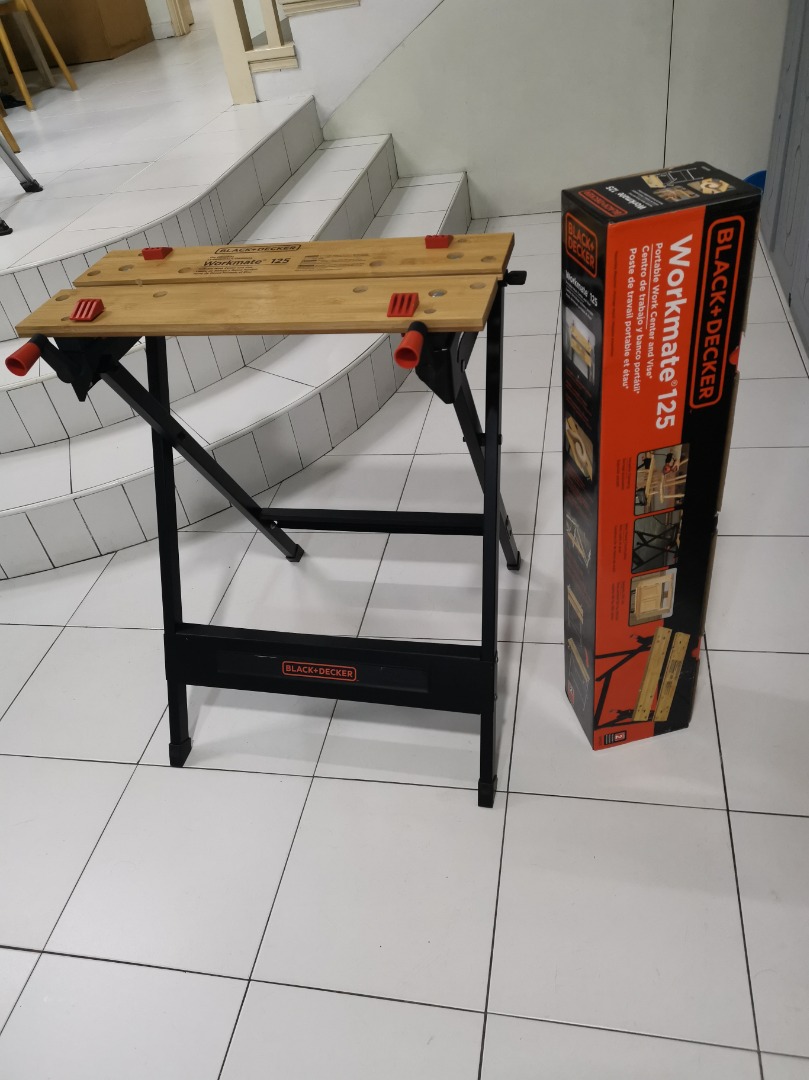 BLACK+DECKER Workmate Portable Workbench, WM125, Furniture & Home ...