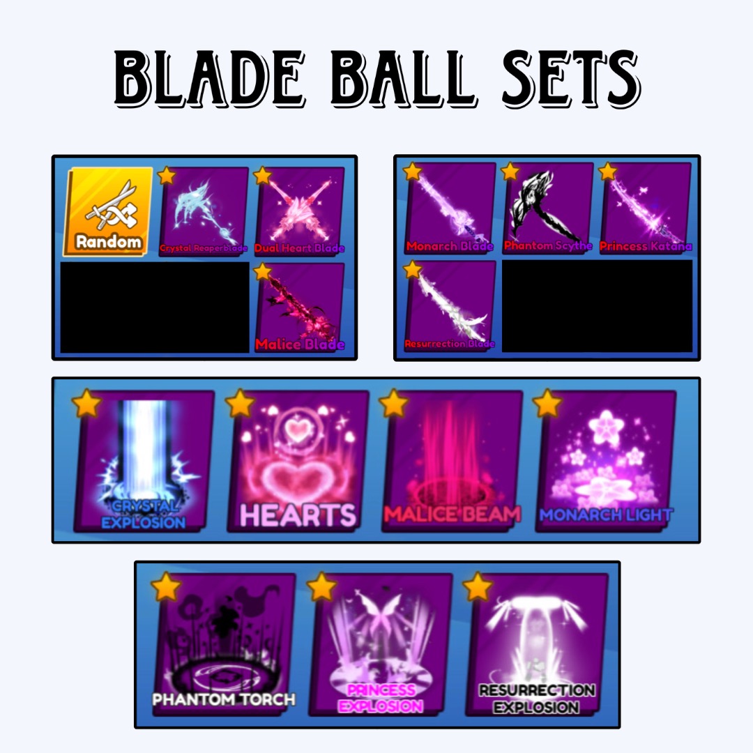 Blade Ball Sets, Video Gaming, Gaming Accessories, In-Game Products on ...