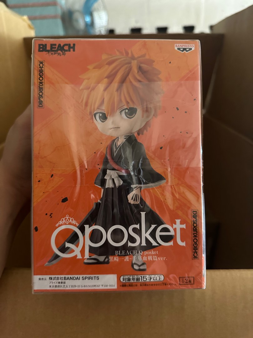 Bleach Q Ichigo Kurosaki QPosket, Hobbies & Toys, Toys & Games on Carousell