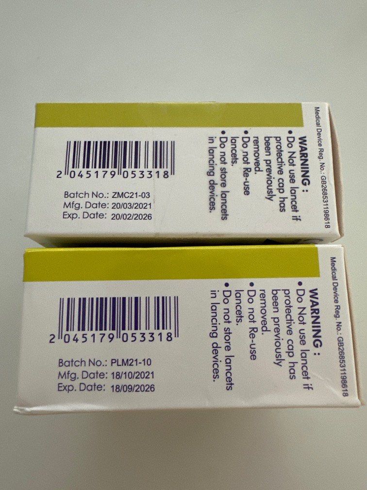Blood Lancet sterile lancets, Beauty & Personal Care, Hands & Nails on ...