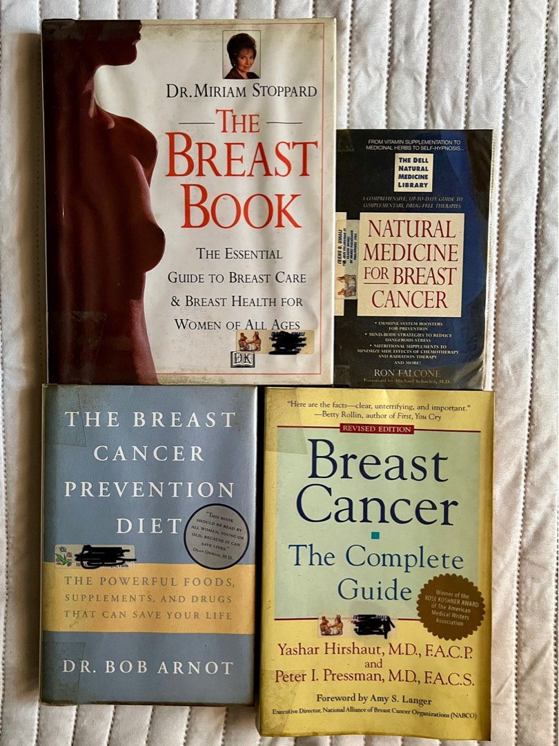 Breast & Breast Cancer Books - 4-Book Bundle, Hobbies & Toys, Books ...
