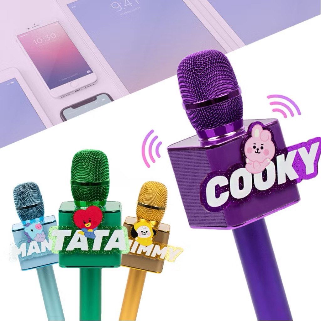 BTS BT21 COOKY ROYCHE Official Baby Bluetooth Microphone Wireless ...