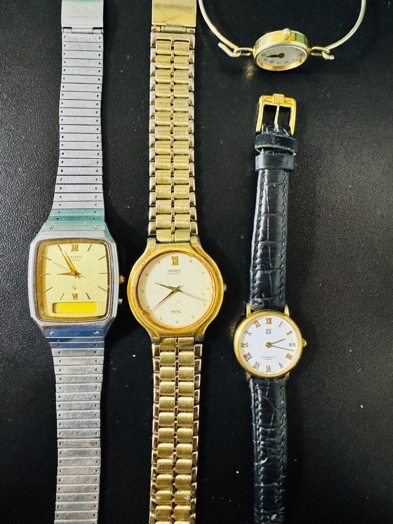 Bundle- 4 project watches Citizen, 2 Seiko, Givenchy,, Women's Fashion ...