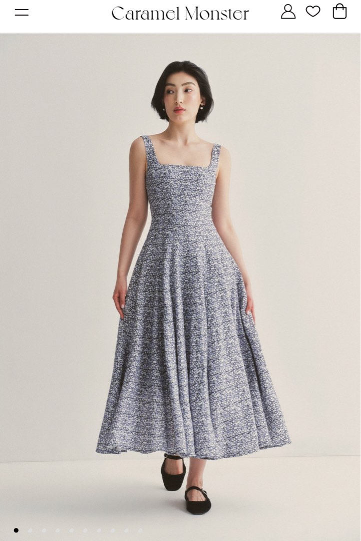 Caramel Monster Nadia Maxi Dress - Lovers In Starry Night XS, Women's ...