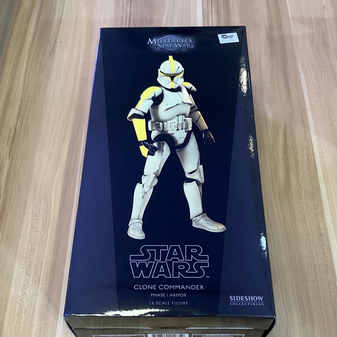 Clone Commander Phase 1 Armor Star Wars Sideshow Collectibles, Hobbies ...