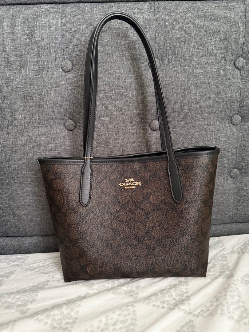 Coach mini city tote, Luxury, Bags & Wallets on Carousell