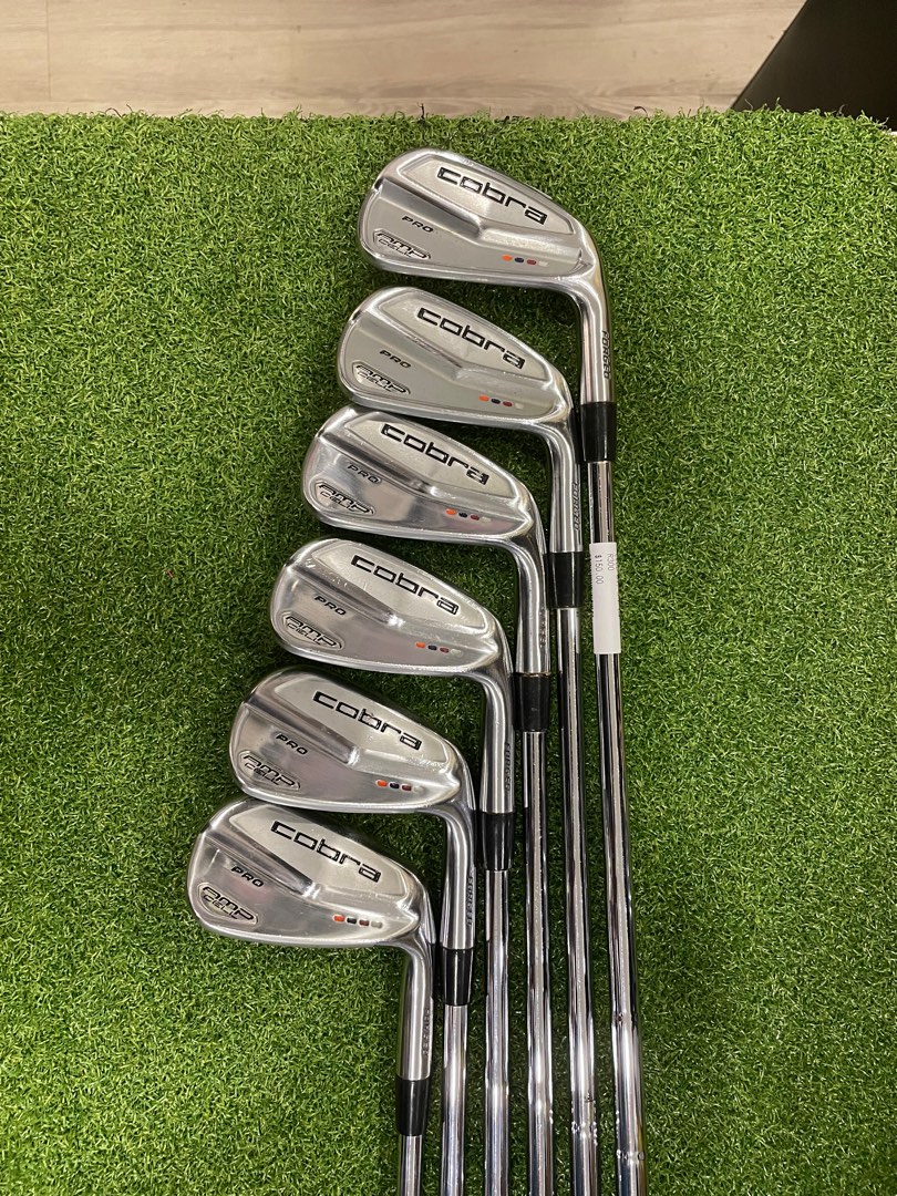 Cobra Pro AMP Cell Irons (5-P) [6 Pieces] (With Dynamic Gold R300 Steel ...