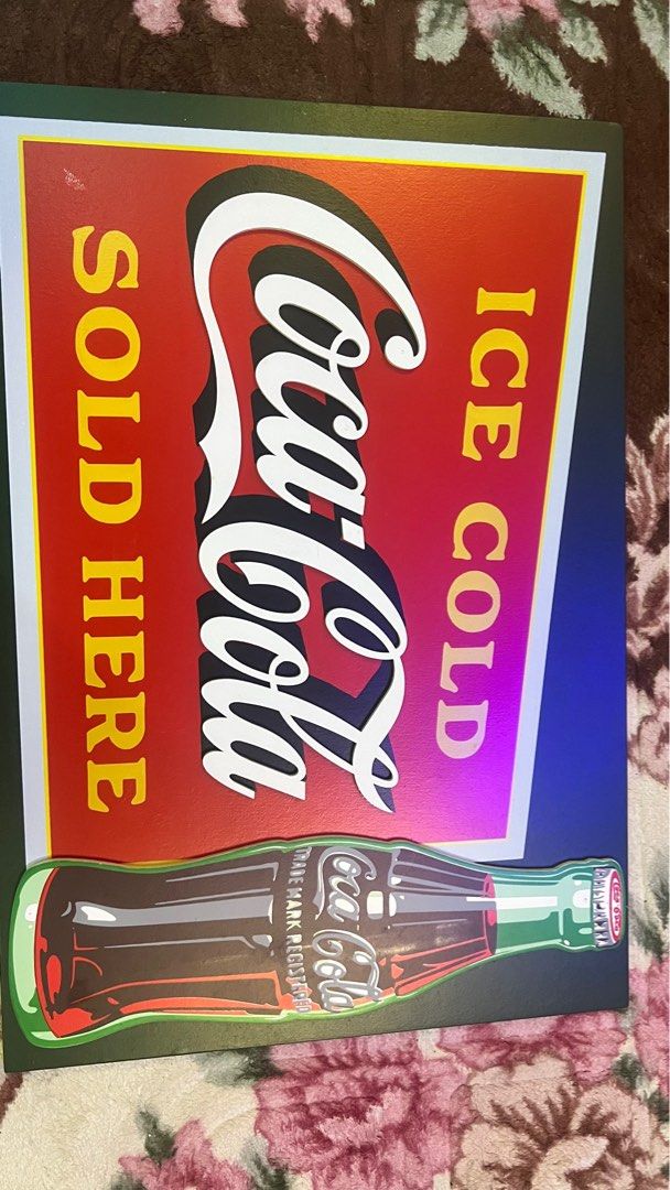 Coca Cola Signboard (Coke), Hobbies & Toys, Collectibles & Memorabilia ...