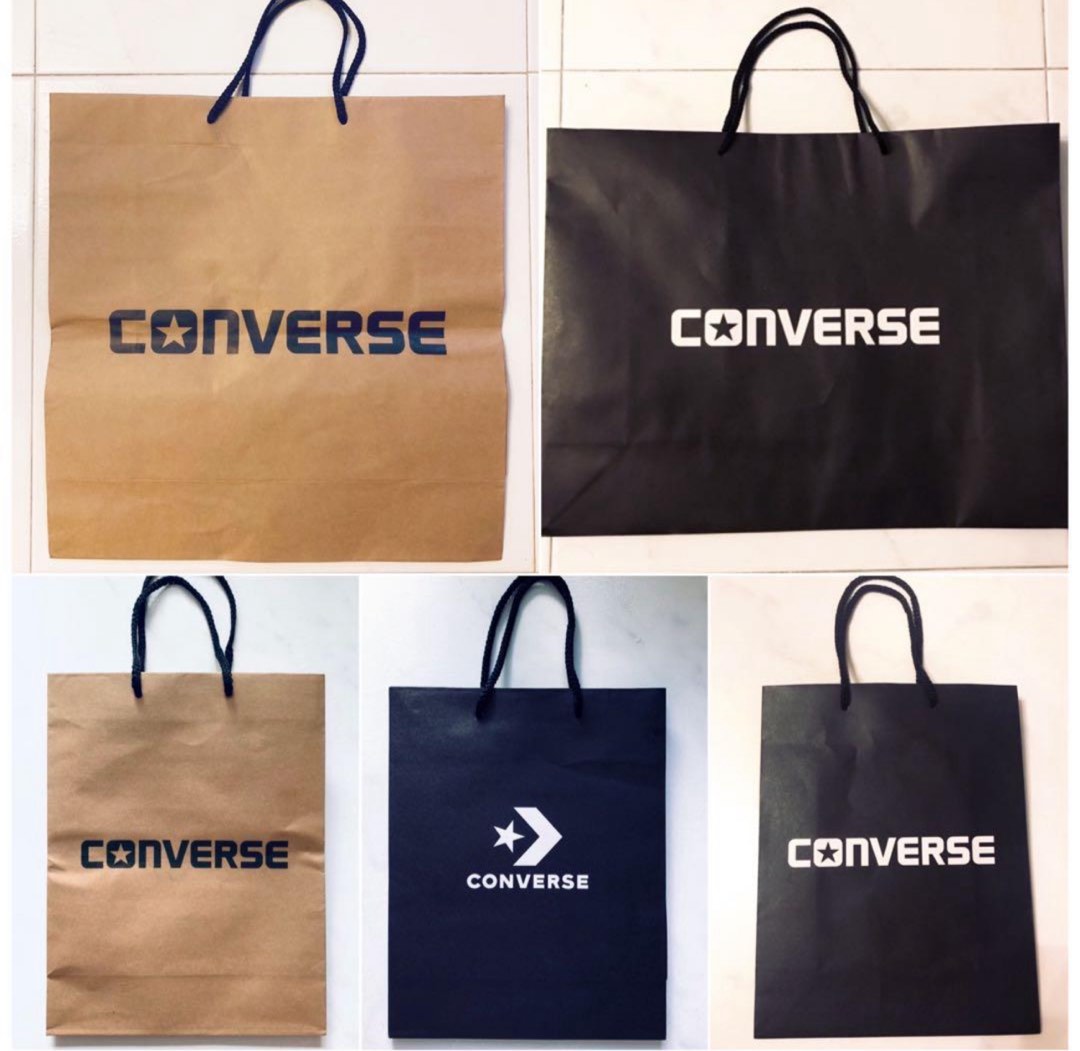 Converse Paper Bag, Women's Fashion, Bags & Wallets, Tote Bags on Carousell