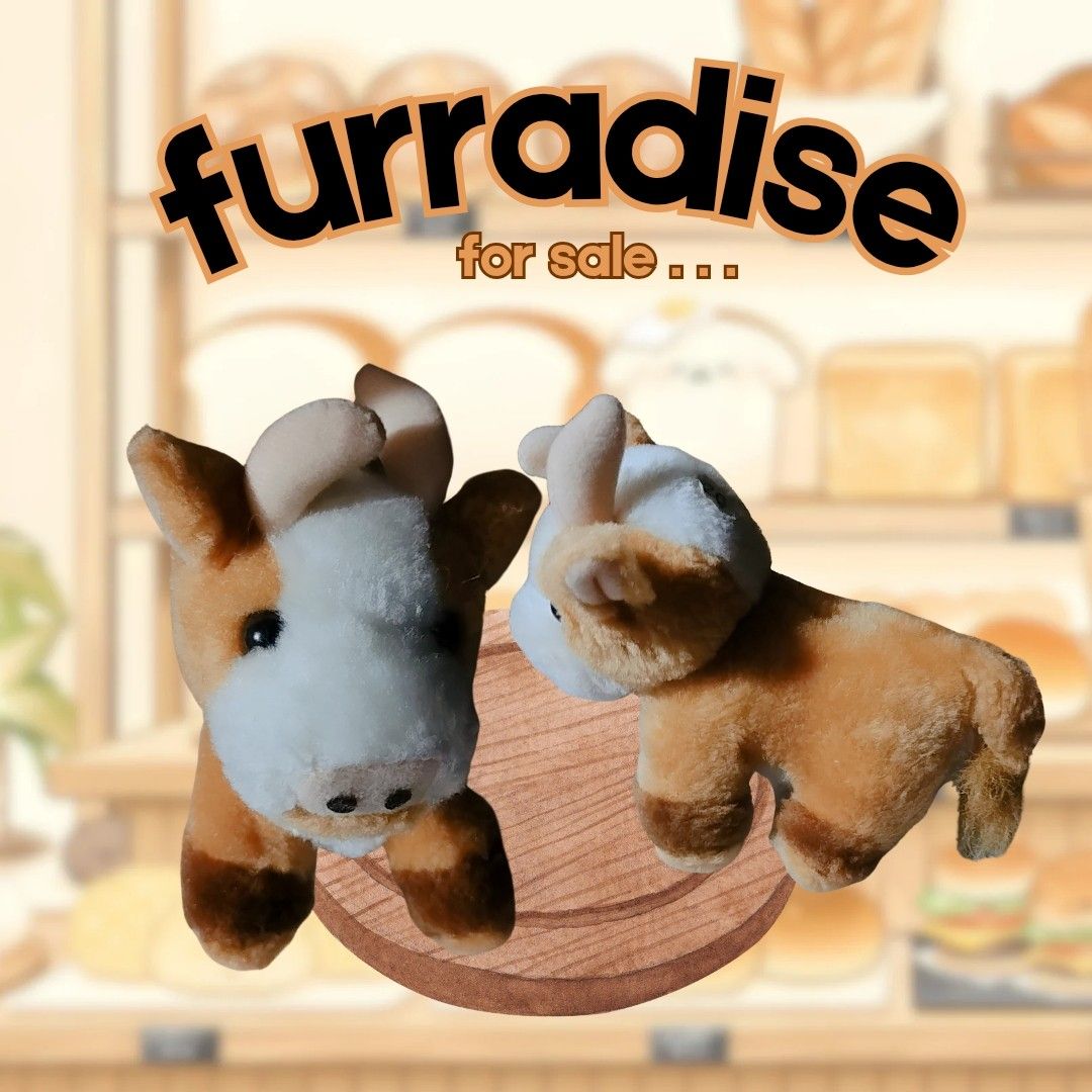 cute brown bull / cow plush toy 🐂🐄, Hobbies & Toys, Toys & Games on ...