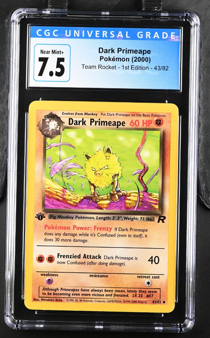 Dark Primeape #43 1st Edition - Pokemon Vintage Team Rocket (2000 ...