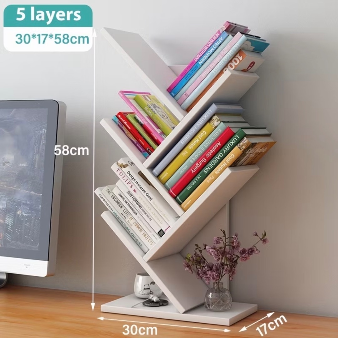 Desktop Bookshelf | Compact Book Rack | Small Book Display Shelf ...