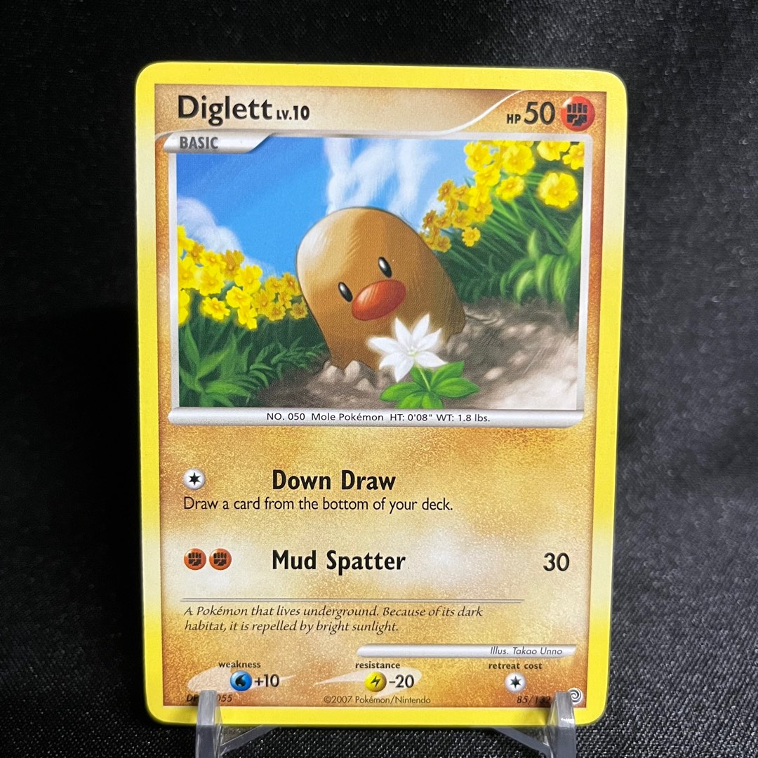 Diglett 85/132 2007 secret wonders pokemon tcg cute pokemon cards ...