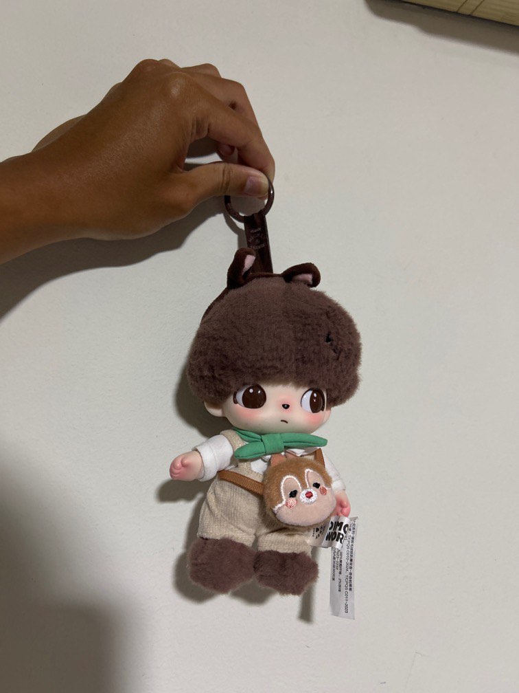 POPMART Dimoo World x Disney Series Vinyl Plush Keychain (Chip & Dale ...