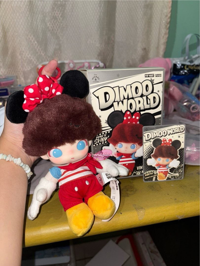 Dimoo x Disney Plush - Minnie's Baloon, Toys & Collectibles, Lainnya di ...