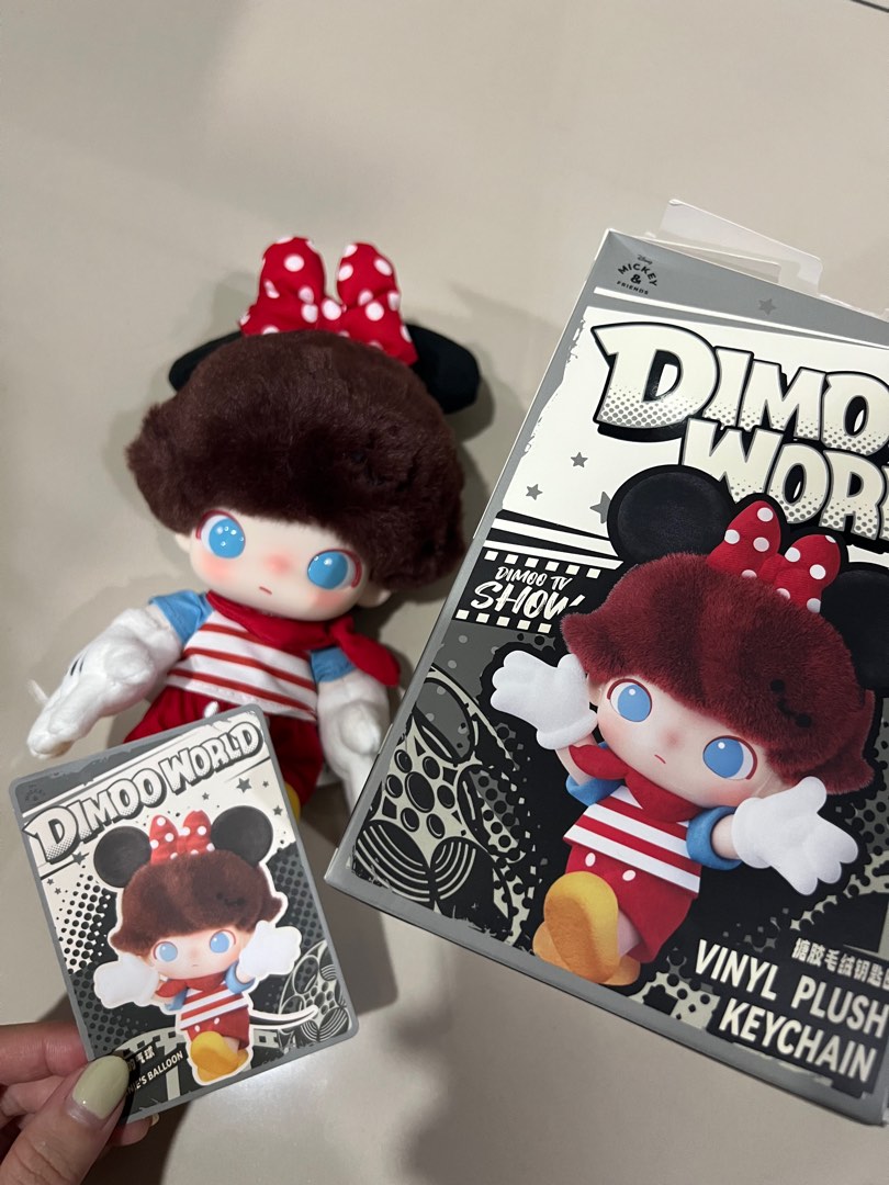 Dimoo x Disney vinyl plush keychain, Hobbies & Toys, Toys & Games on ...