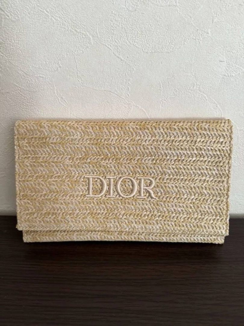 Dior Raffia with Chain, Luxury, Bags & Wallets on Carousell