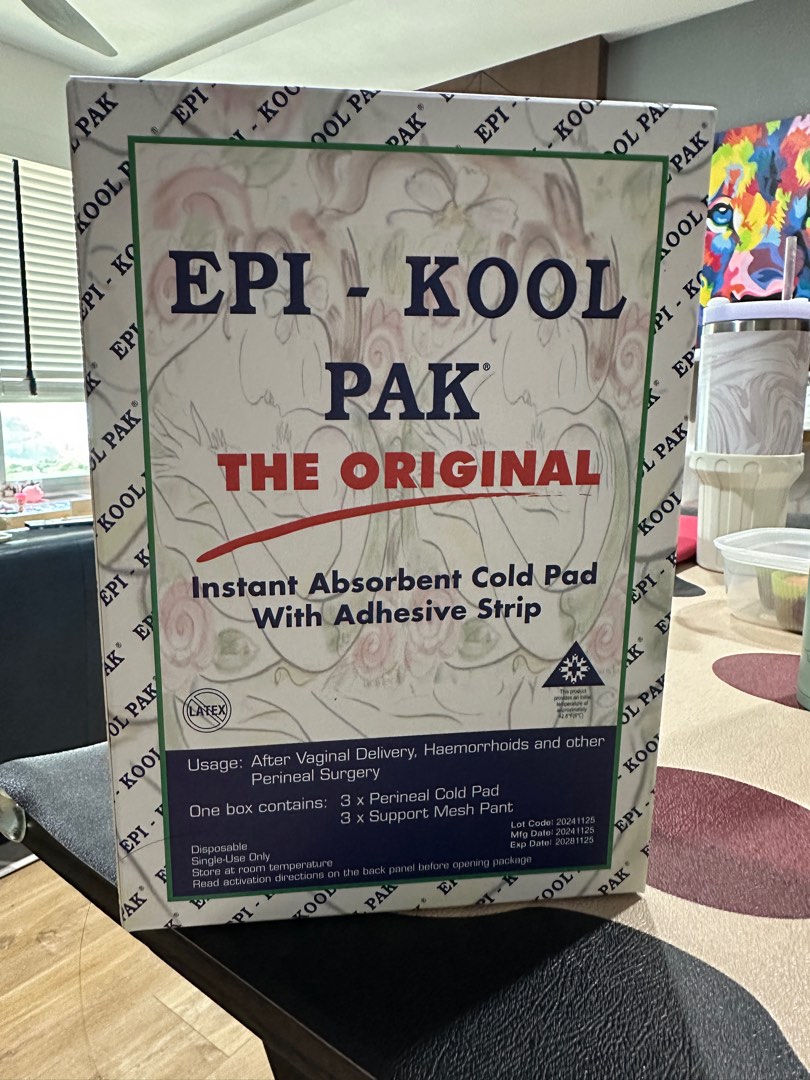 Epi-Kool Pak - Perineal Cold Pads, Babies & Kids, Maternity Care on Carousell