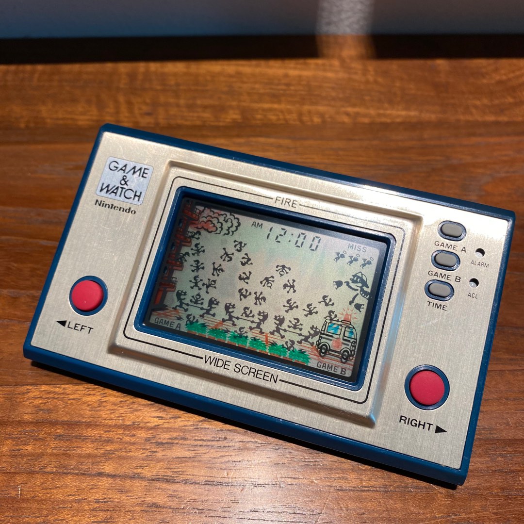 Fire - Vintage 1981 Nintendo Game & Watch (Wide-Screen), Hobbies & Toys ...