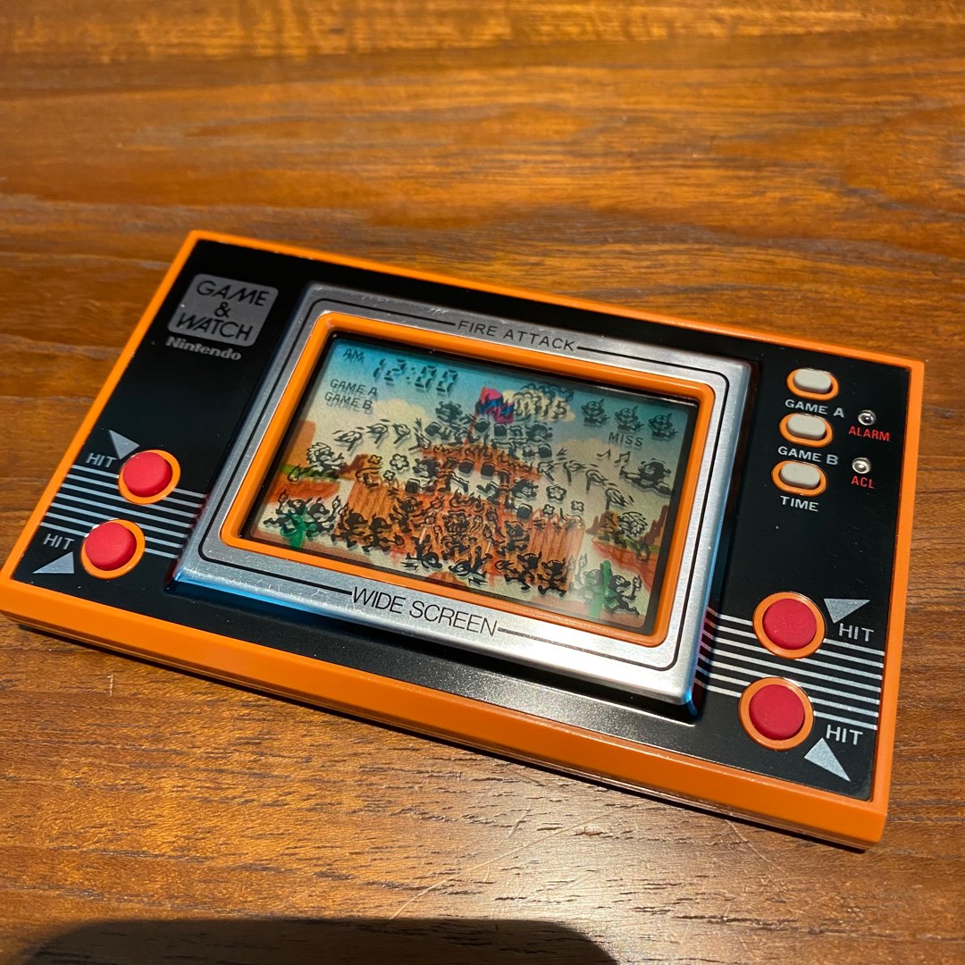 Fire Attack - Vintage 1982 Nintendo Game & Watch (Wide-Screen), Hobbies ...