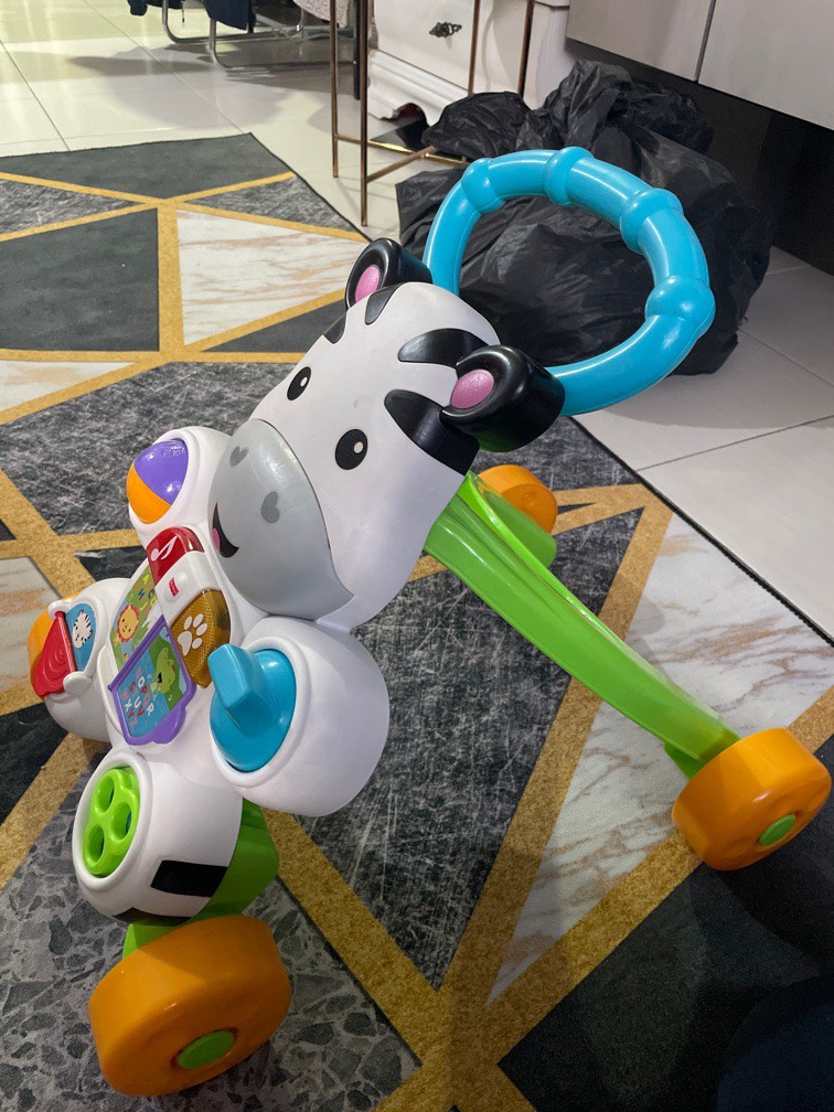 Fisher price-zebra walker, Babies & Kids, Infant Playtime on Carousell