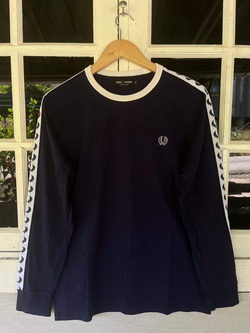 Fred perry side tape, Men's Fashion, Tops & Sets, Tshirts & Polo Shirts ...