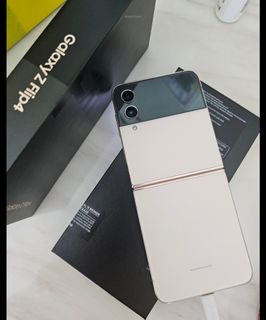Galaxy Z Flip 4 128GB Pink Gold, Mobile Phones & Gadgets, Mobile Phones ...