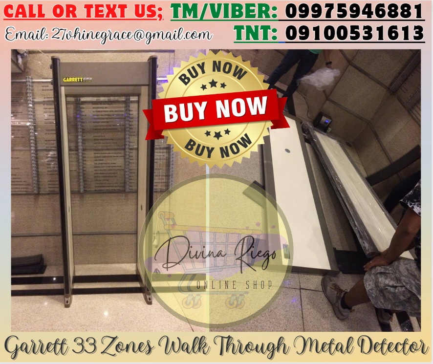 garret walk through metal detector pd-6500i with 33 zones, Furniture ...