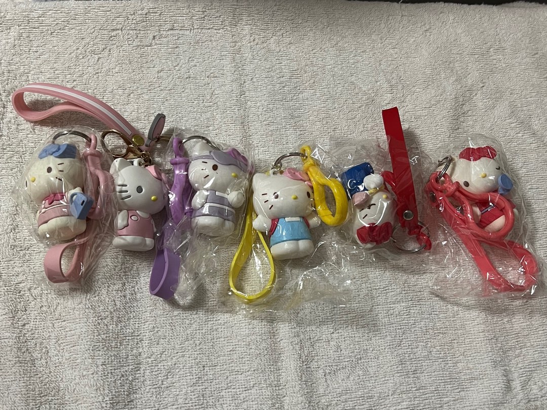 Hello kitty keychains, Garage Sale on Carousell
