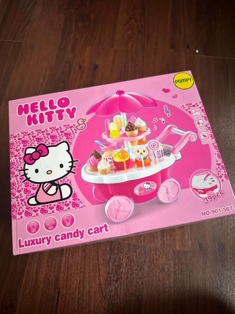 Hello Kitty Set mainan anak-anak eskrim, Toys & Collectibles, Mainan di ...