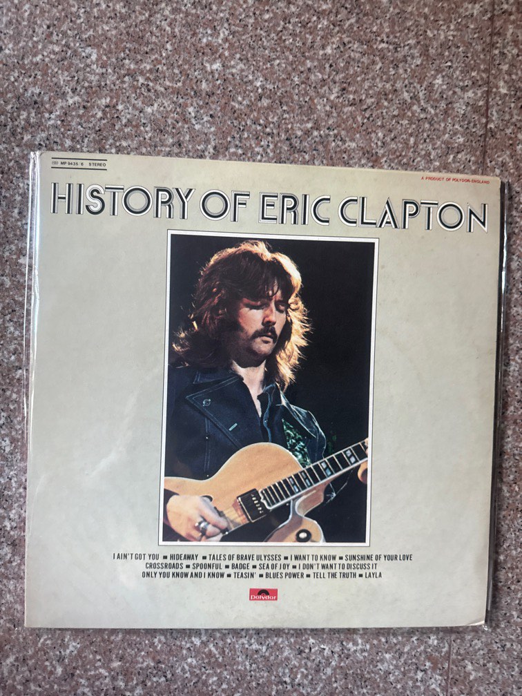 History of Eric Clapton on vinyl, Hobbies & Toys, Music & Media, Vinyls ...