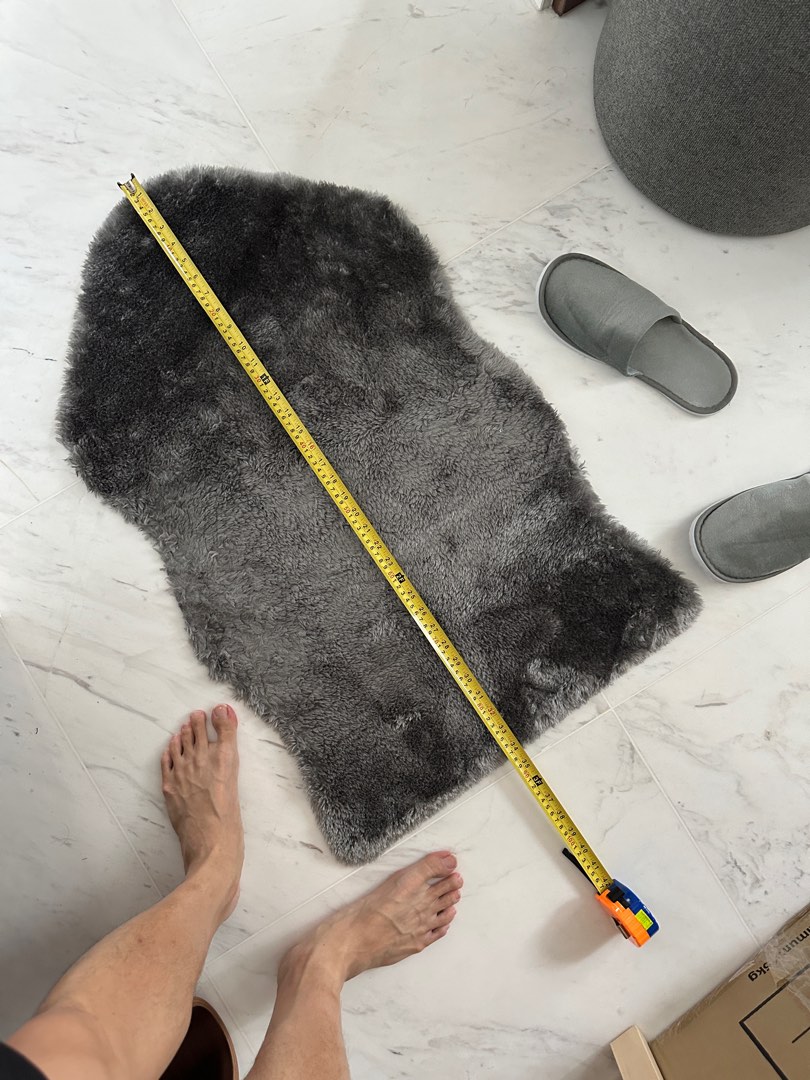 IKEA grey rug TOFTLUND 55x85 cm (x2), Furniture & Home Living, Home ...