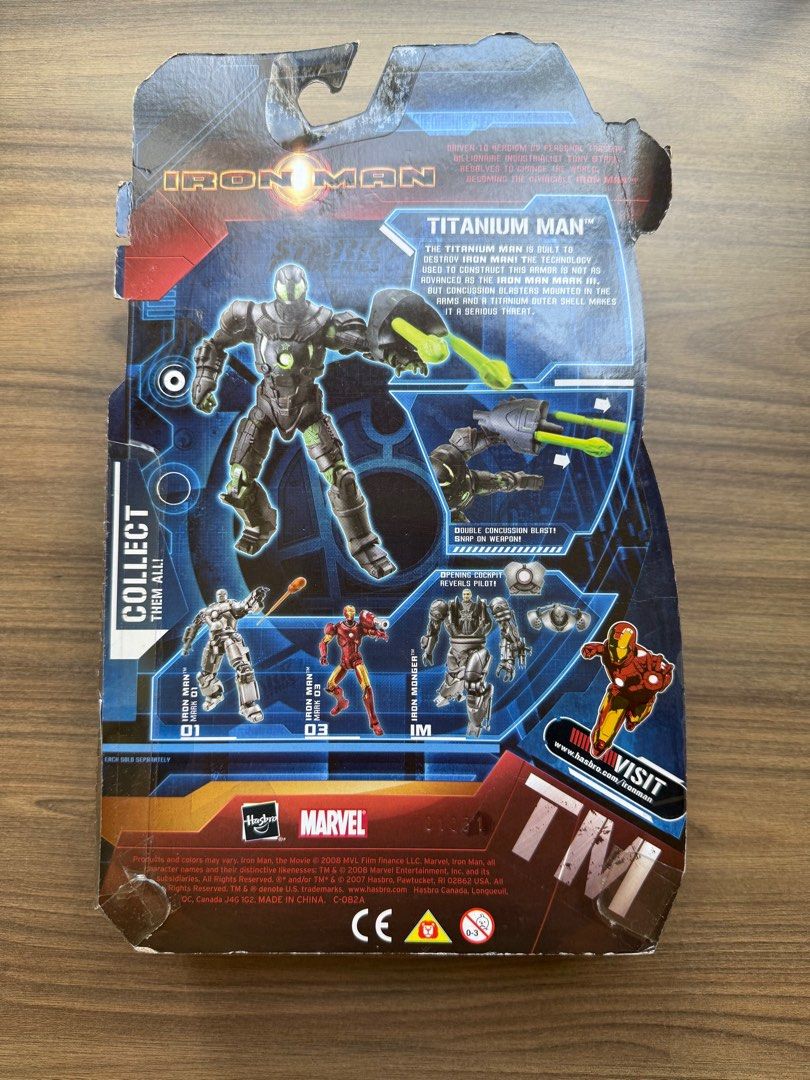 Iron Man Marvel Movie Titanium Man, Hobbies & Toys, Toys & Games on ...