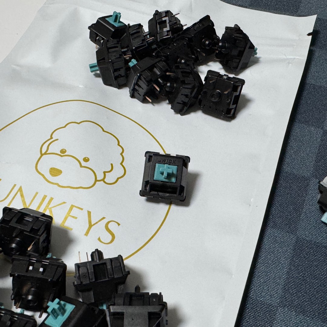 JWK / JWICK T1 tactile switches x70pcs, lubed and filmed, Computers ...