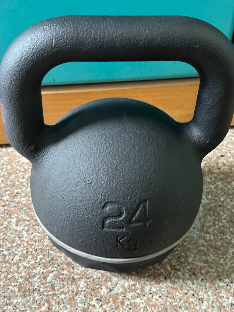 Kettlebell 24kg Domyos, Sports Equipment, Exercise & Fitness, Weights ...
