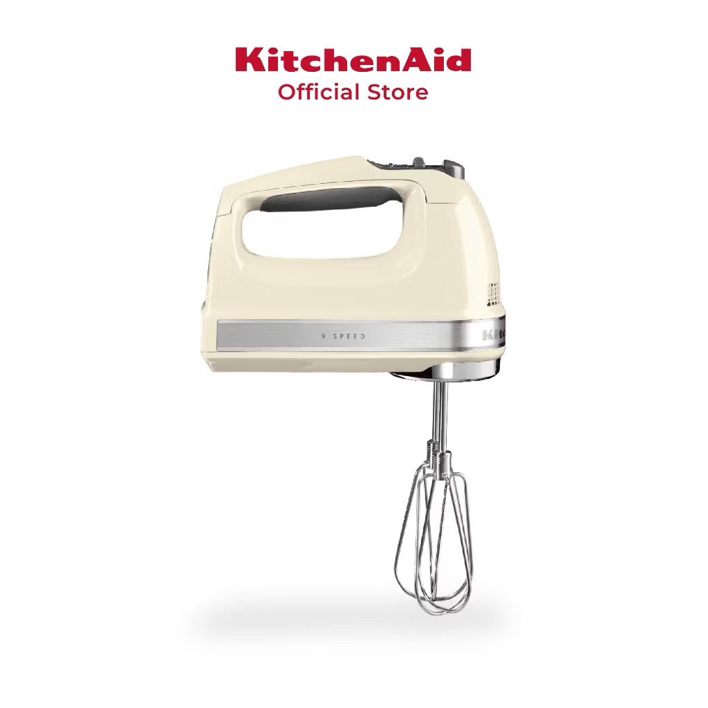 kitchenaid 9 speed almond cream hand held mixer, TV & Home Appliances ...