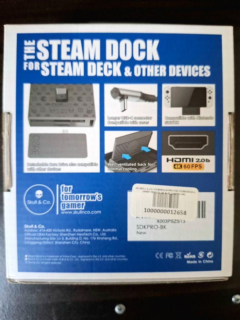 (LAST PRICE POSTED!) Great Condition NSW Skull & Co. Steamdock-Pro For ...