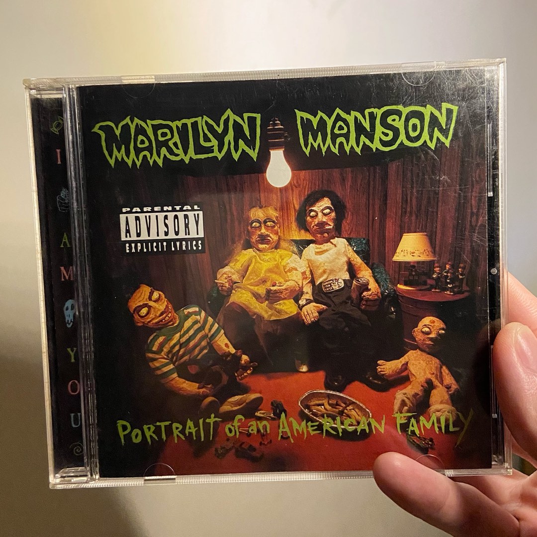 收藏級 Marilyn Manson – Portrait of an American Family 美版 1994年首版 CD 曼森 ...