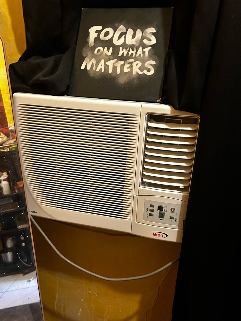 MATRIX WINDOW TYPE 1.5 HP INVERTER GRADE AIRCON, TV & Home Appliances ...