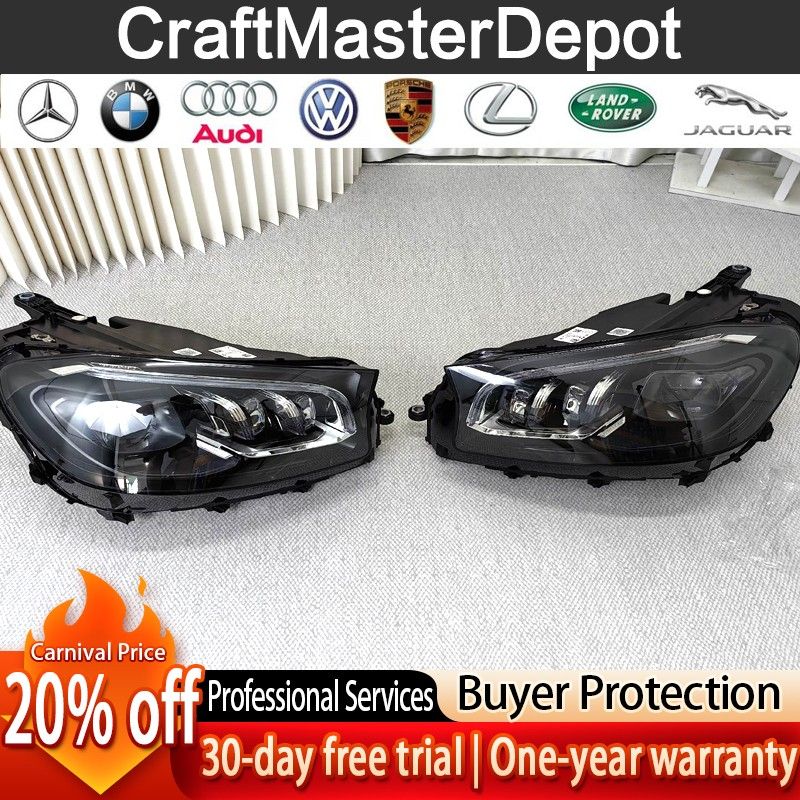 Mercedes-Benz Headlight module Original second hand C-Class W204 W205 ...