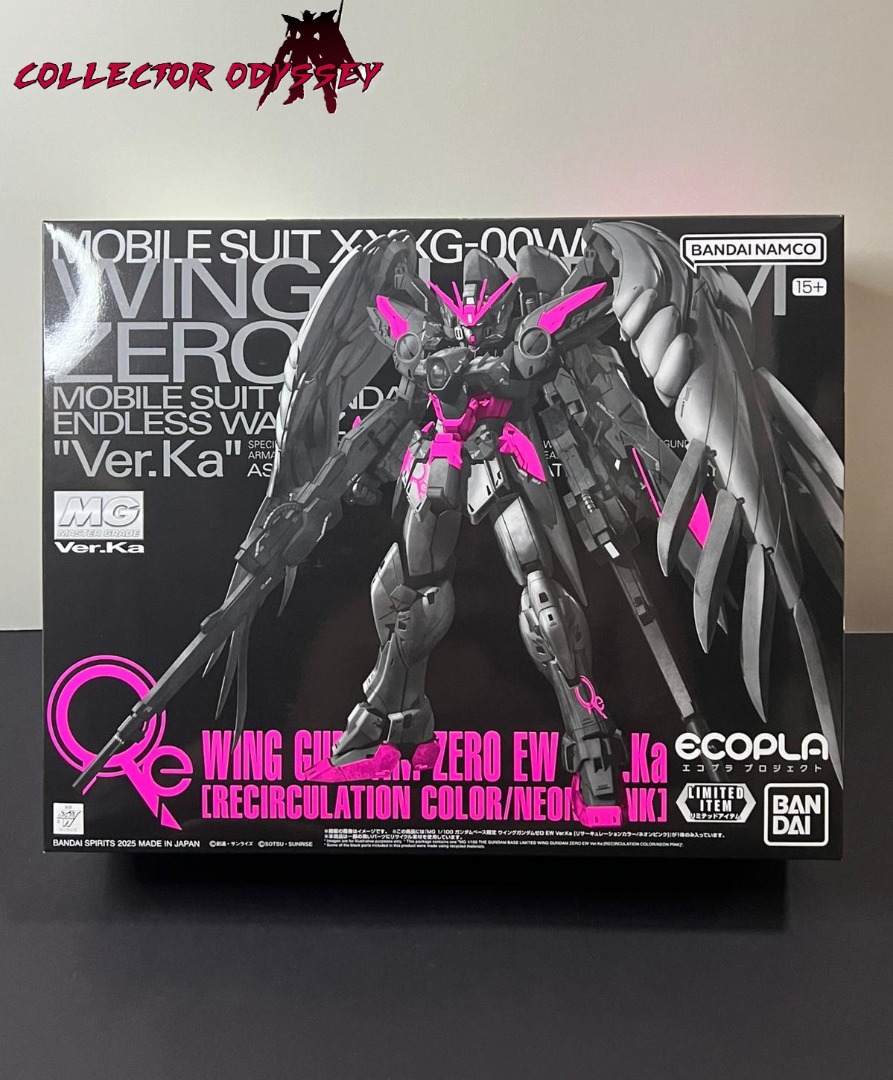 MG 1/100 Wing Gundam Zero EW Ver.Ka [Recirculation Color/Neon Pink ...